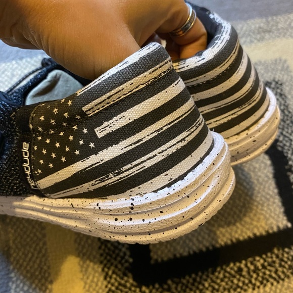 Hey Dude | Shoes | Brand New Hey Dude Wally Funk Break Flag Shoes ...